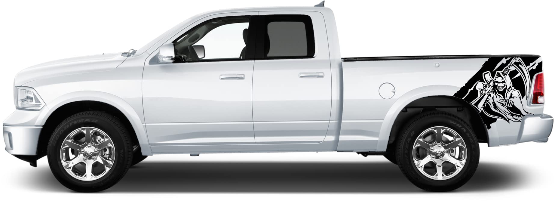 Amazon.com - Rear Bed Decal Reaper Ghost Sticker Decal Ghost Skull ...