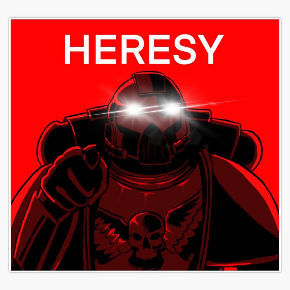 Amazon.com: Heresy Space Marine Sticker Bumper Sticker Vinyl Decal 5 ...