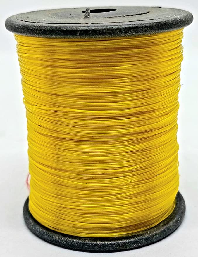 Beadman Yellow Nylon Plastic Beading Cords for Jewellery Making (0.5mm ...