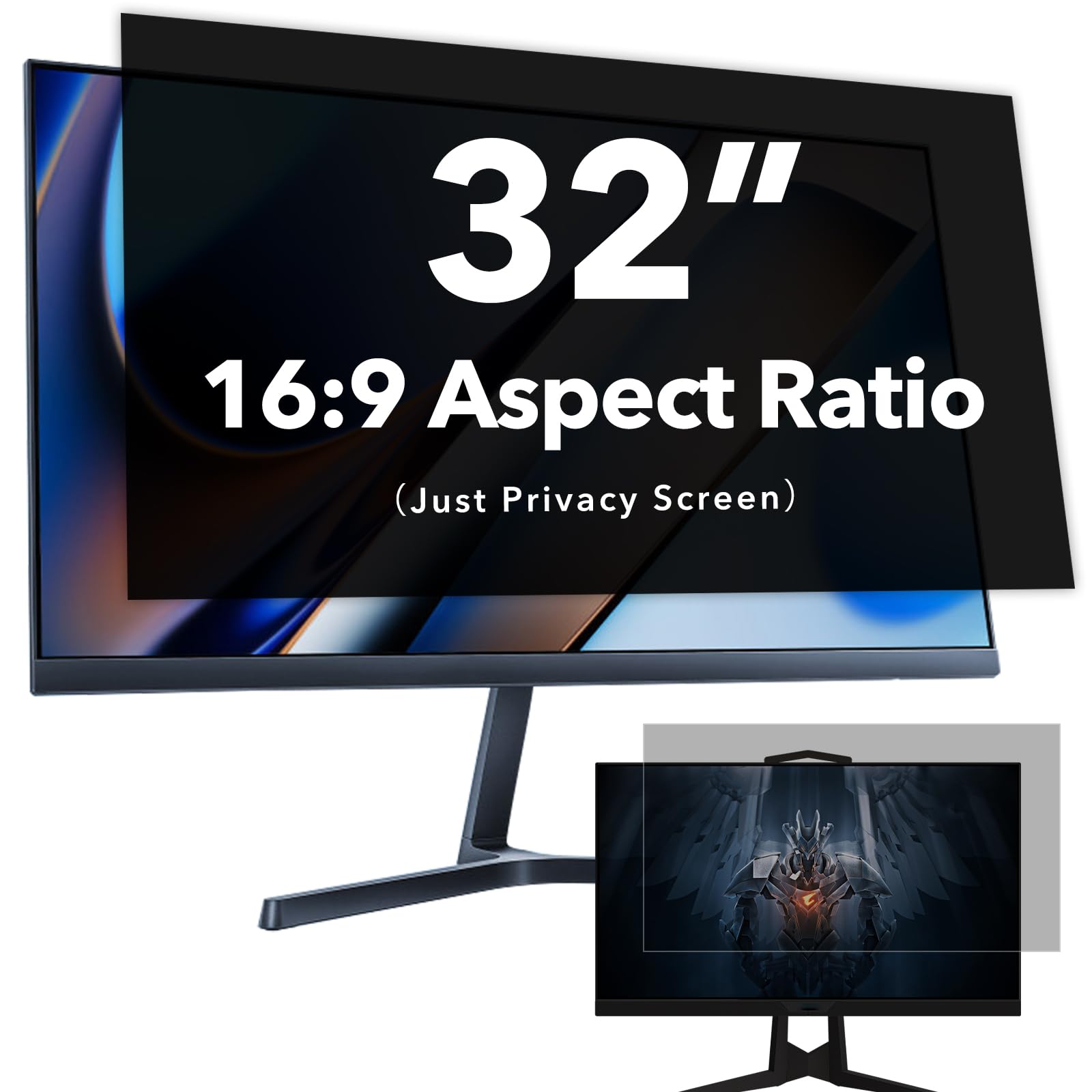 Amazon.com: NAQIDY 32 inch Computer Privacy Screen Filter for 16:9 ...