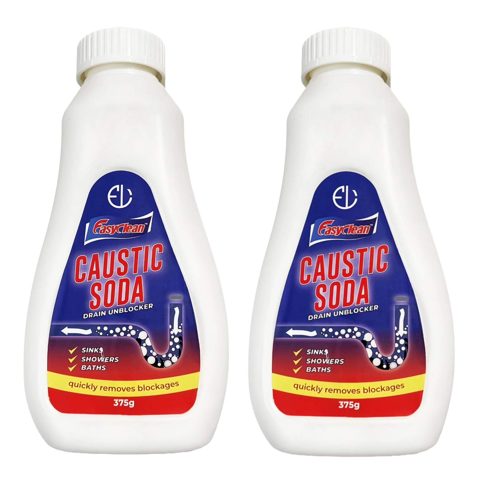 Ultimate Drain Powerhouse: 375g Heavy-Duty Caustic Drain Cleaner for ...