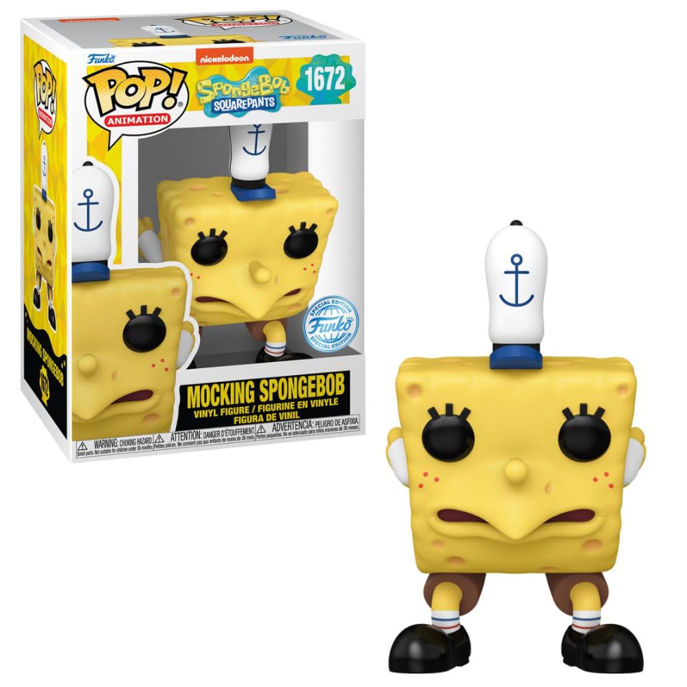 Amazon.com: Funko Pop! Animation: Spongebob Squarepants - Mocking ...