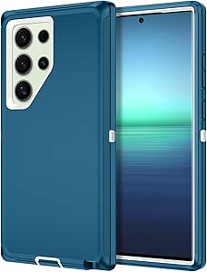 Amazon.com: I-HONVA for Samsung Galaxy S24 Ultra Case Shockproof Dust/Drop Proof 3-Layer Full ...