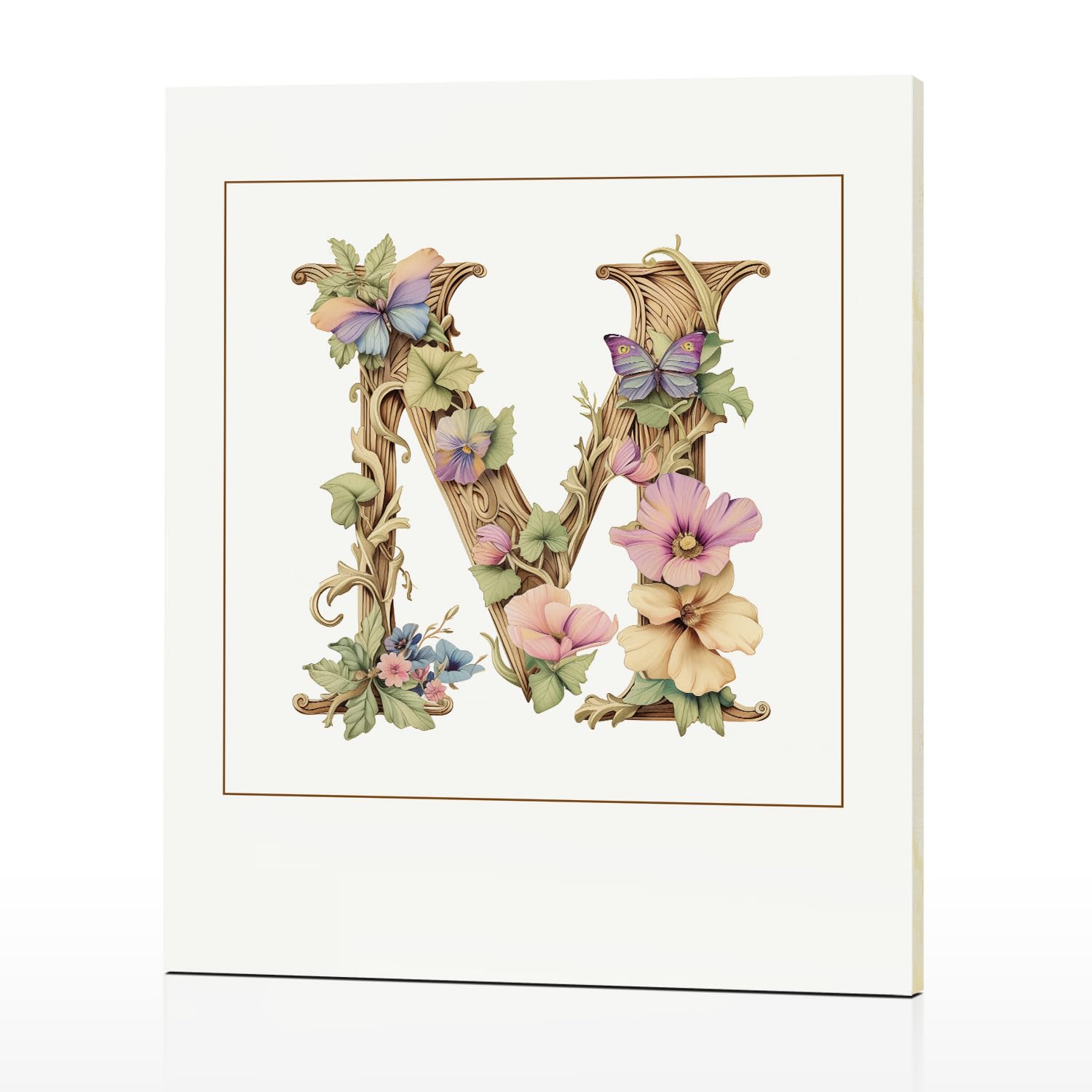 Amazon.com: Initial Wall Decor, Home Letter M Wall Decor Wall Art ...