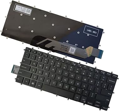 Amazon.com: Laptop Replacement Keyboard Compatible for Dell Inspiron 13 ...