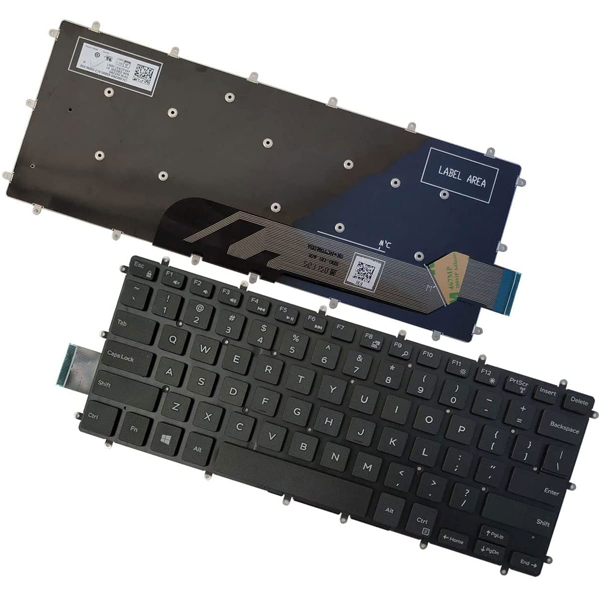 Amazon.com: Laptop Replacement Keyboard Compatible for Dell Inspiron 15 ...
