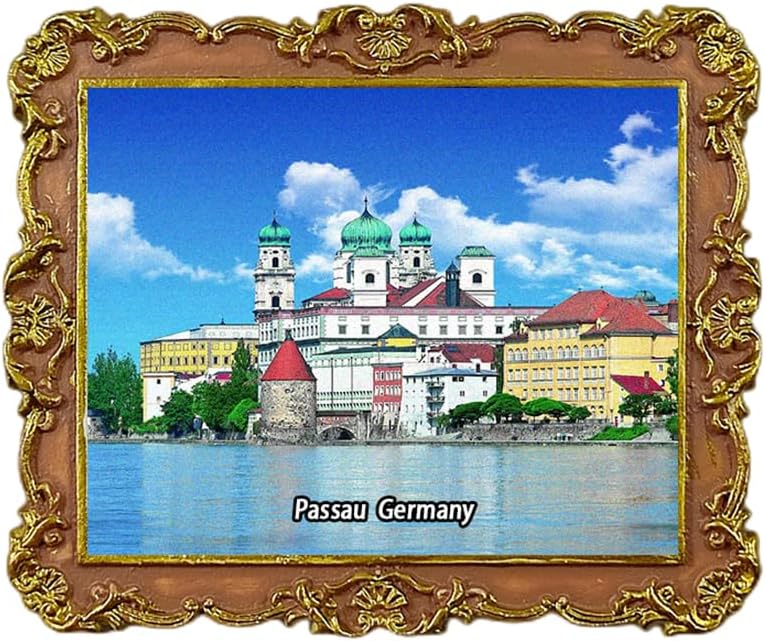 Amazon.com: Passau Bavaria Germany Refrigerator Magnet 3D Travel ...