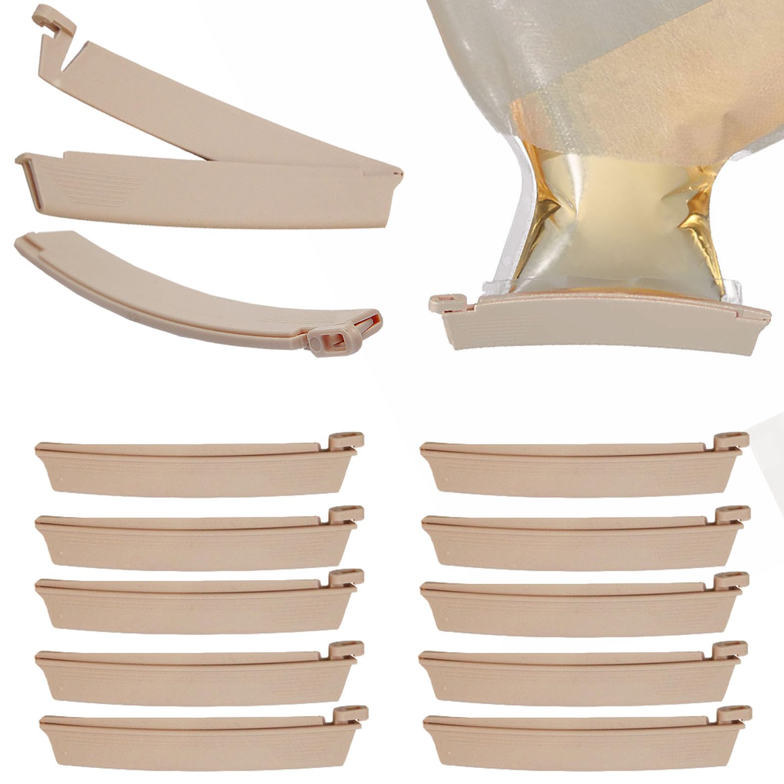 Amazon.com: 10Pcs Ostomy Bag Clip Colostomy Ostomy Supplies Drainable ...