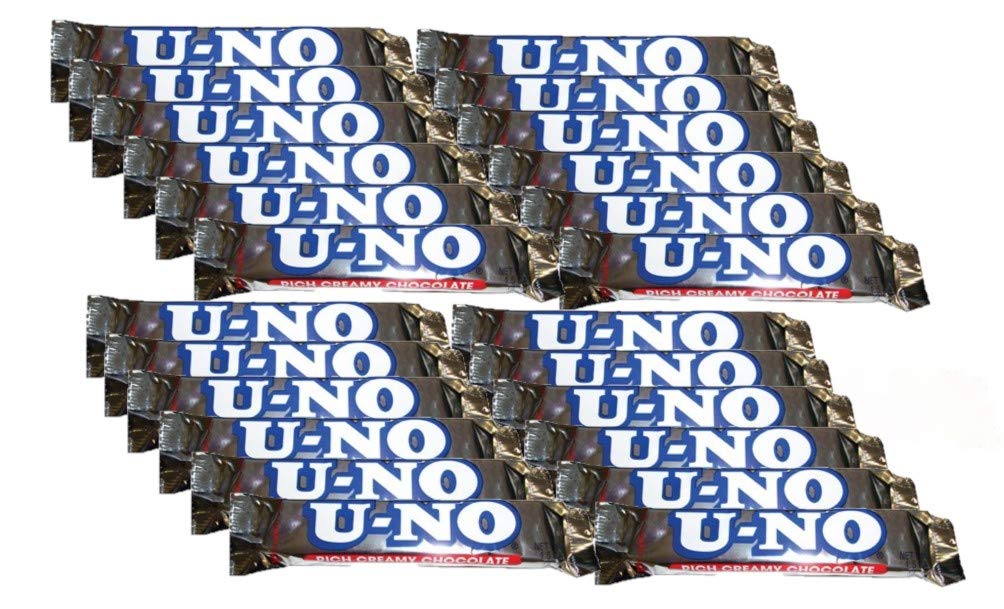 Amazon.com : U-No Bar: 24 Count : Candy And Chocolate Bars : Grocery ...