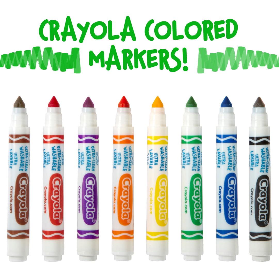 Marcador Crayola Verde Marcadores Crayola SuperTips Spawn Pastel 12