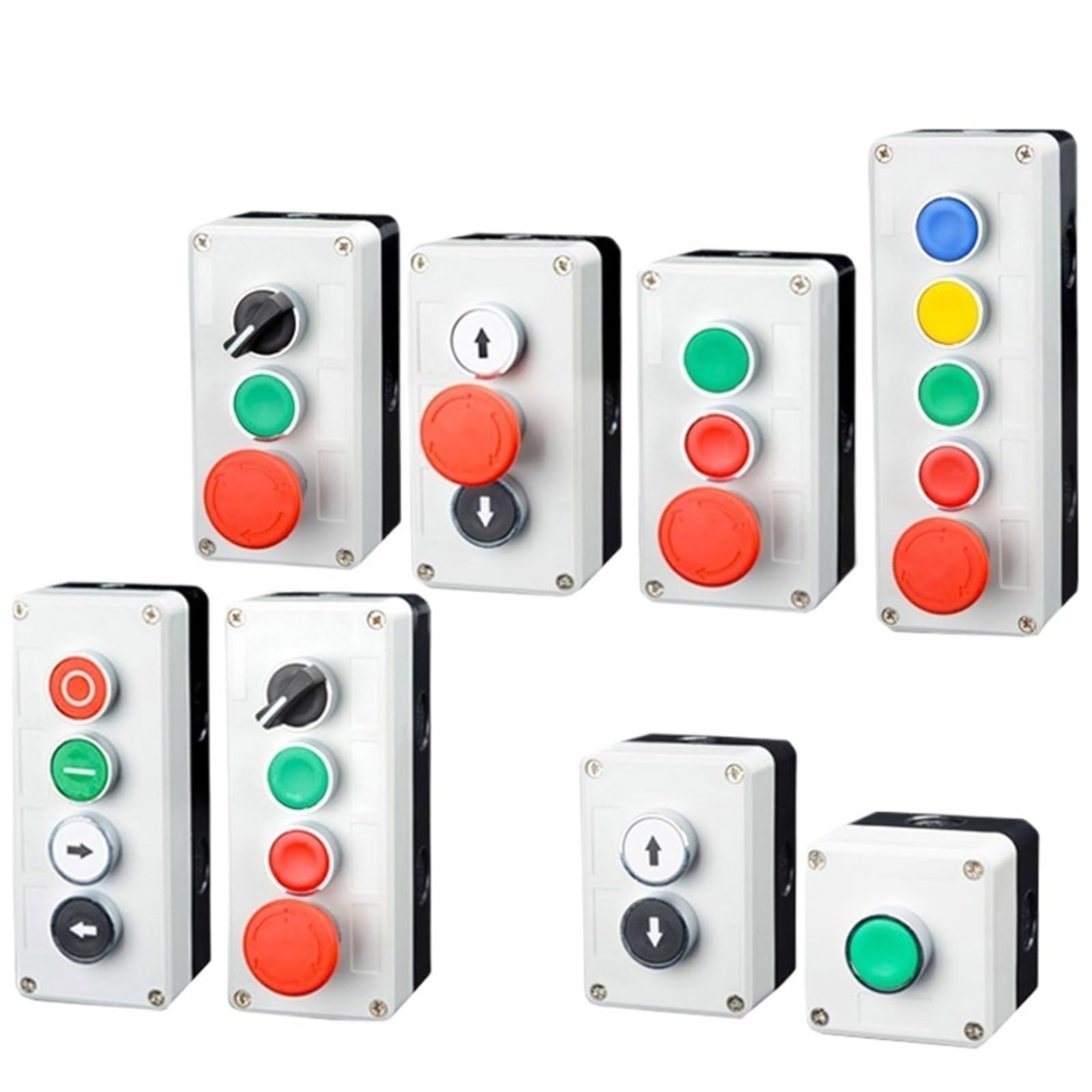 1pc XB2 Metal Button Switch Control Box Start Stop Industrial ...