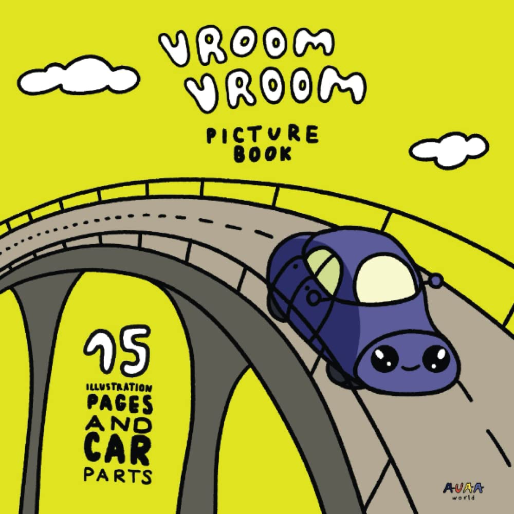 Amazon | Vroom Vroom Car Picture Book With Car Part Facts: A Children's ...