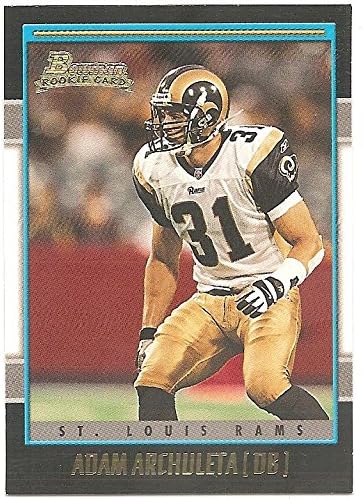 Amazon.com: Adam Archuleta 2001 Bowman St. Louis Rams Rookie Card #242 ...