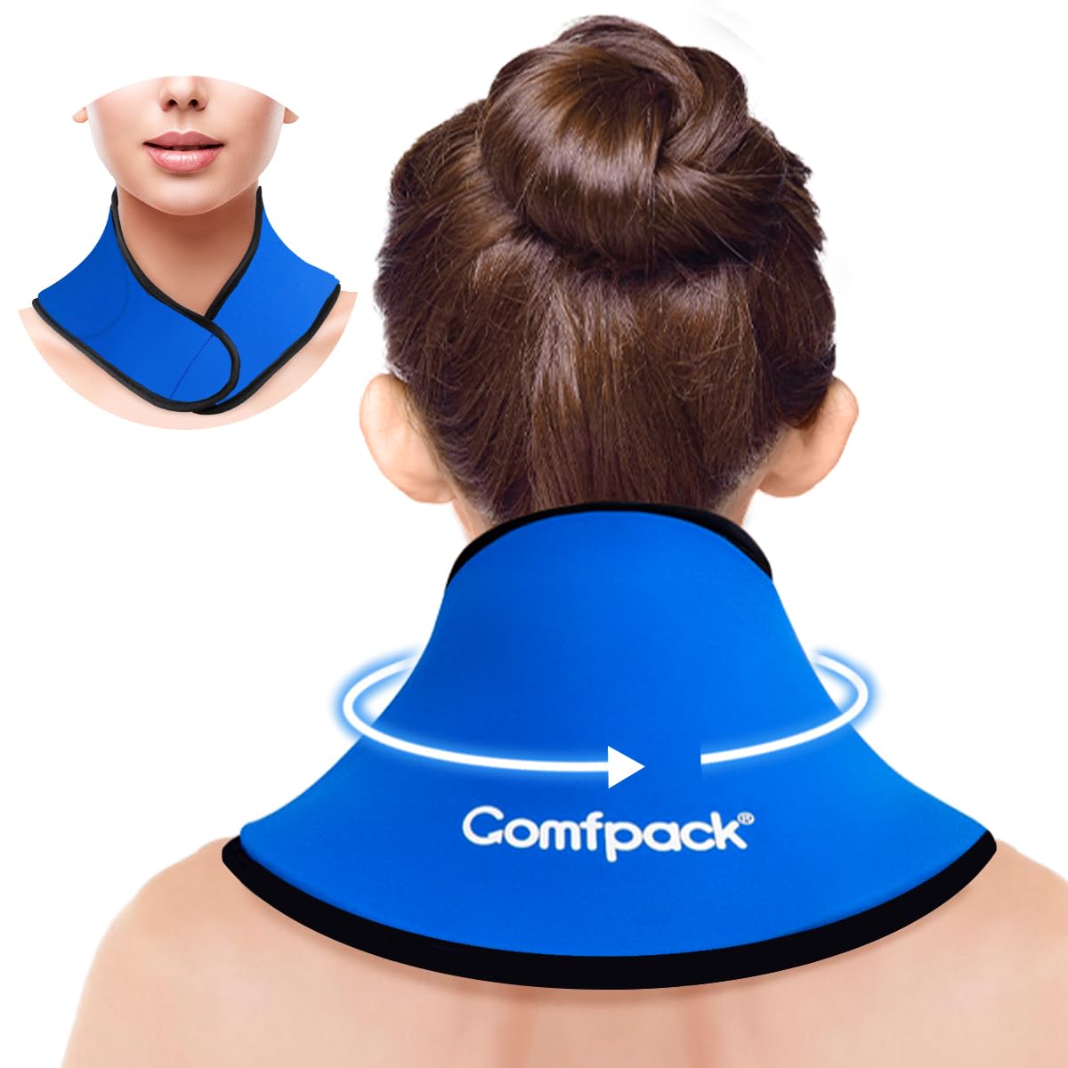 Snapklik.com : Neck Ice Pack Wrap Gel, Ice Pack For Neck Pain Relief ...