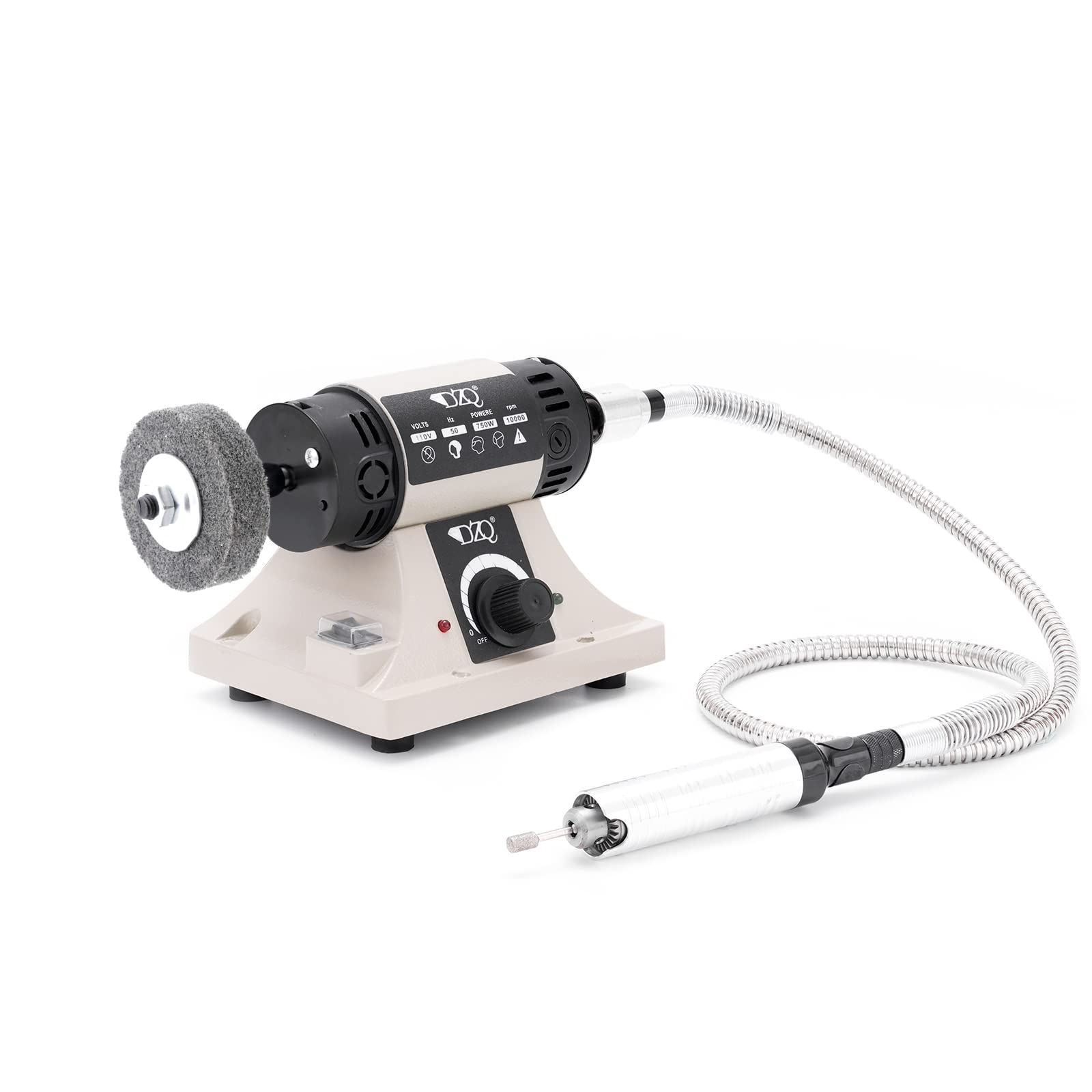 Jewelry Polisher Machine 5" Mini Jewelry Polisher - Adjustable Variable ...