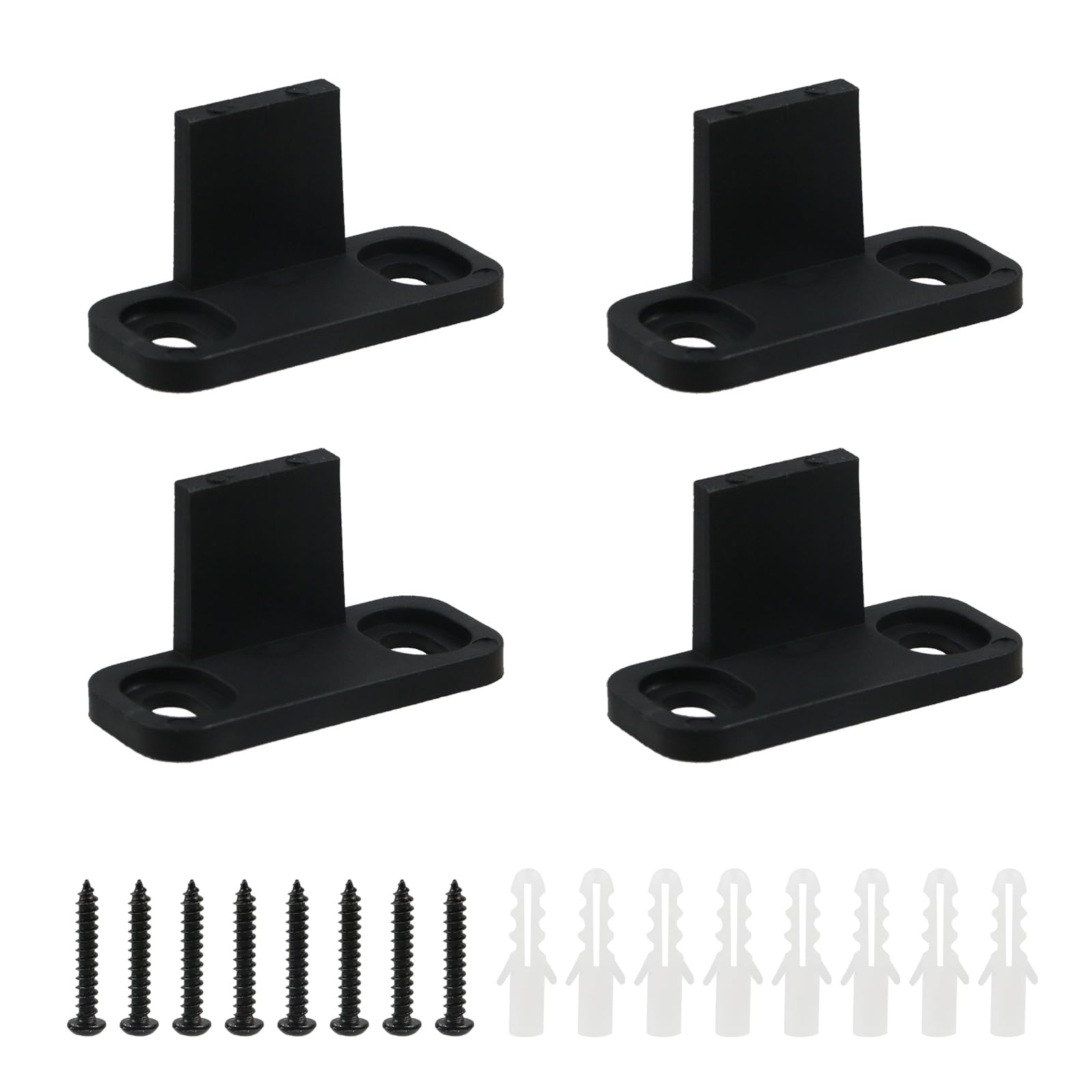 Snapklik.com : Oedema 4 Pcs Pocket Door Guide Barn Door Floor Guide ...