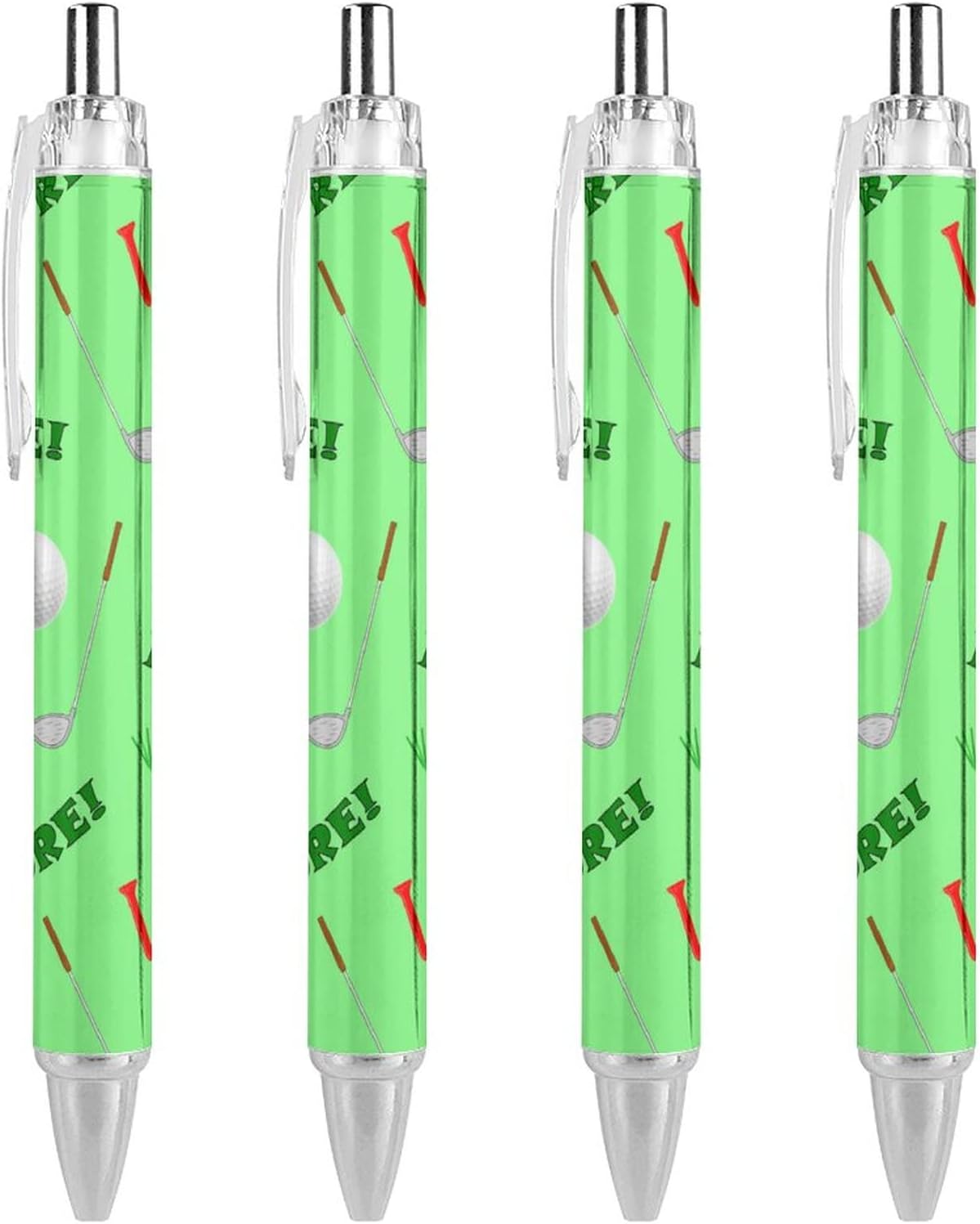 Amazon.com: Golf Ball Tee Grass Club Ballpoint Pen Retractable Fine ...