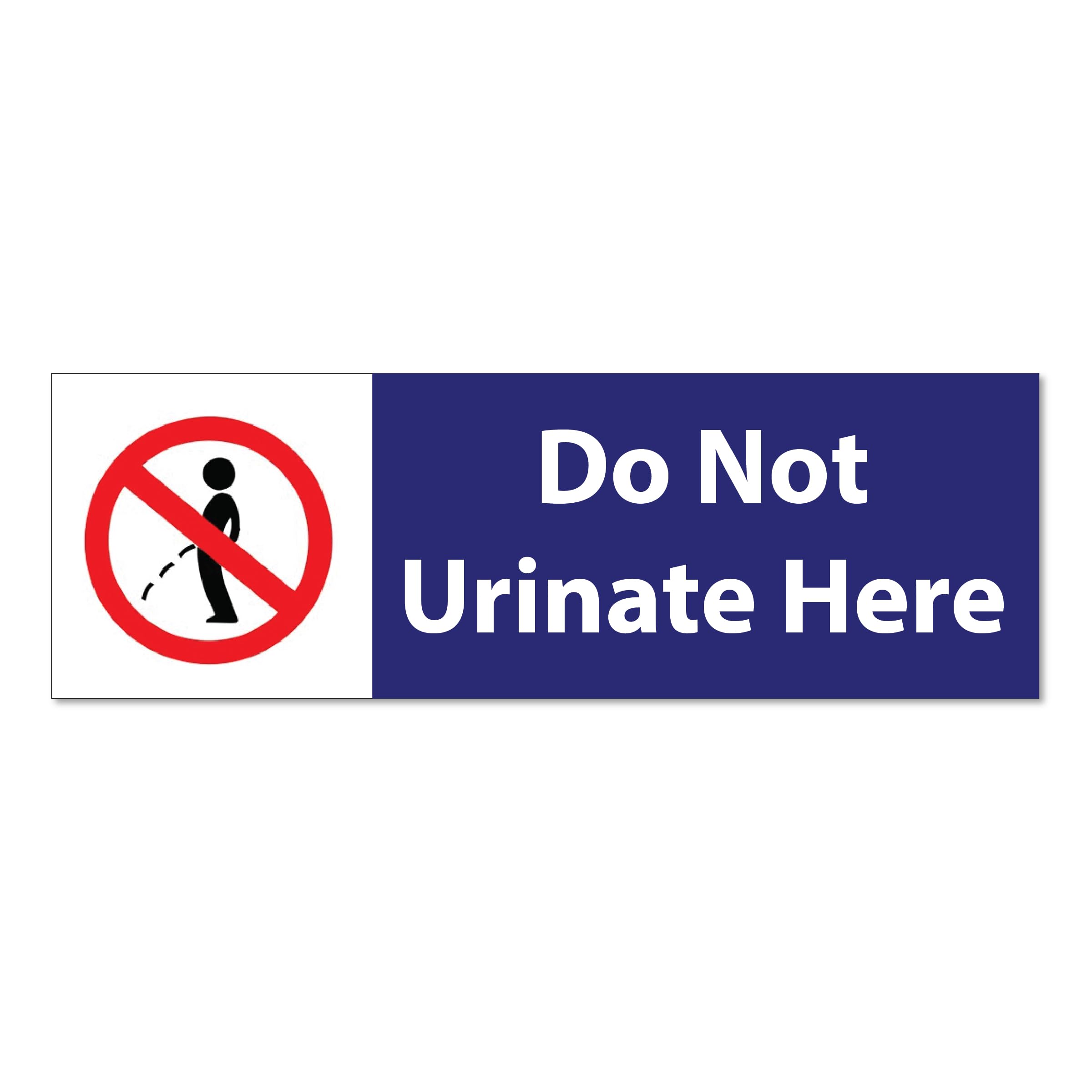 SIGN EVER Do not Urinate Here Sign Board With Double side adhesive tape ...