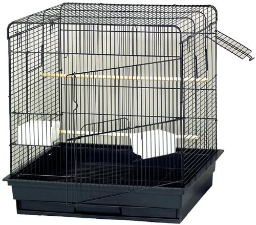 Amazon.com : Blue Ribbon Square Style Roof Bird Cage, 24-Inch by 18 ...