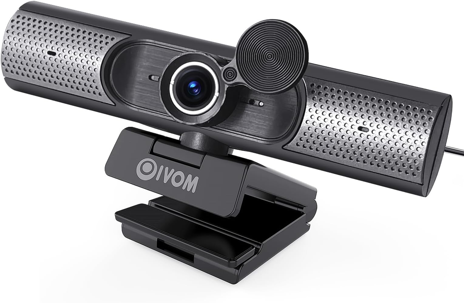 Amazon.com: 2K HD Webcam with 2 Speakers & Built-in Microphone for ...