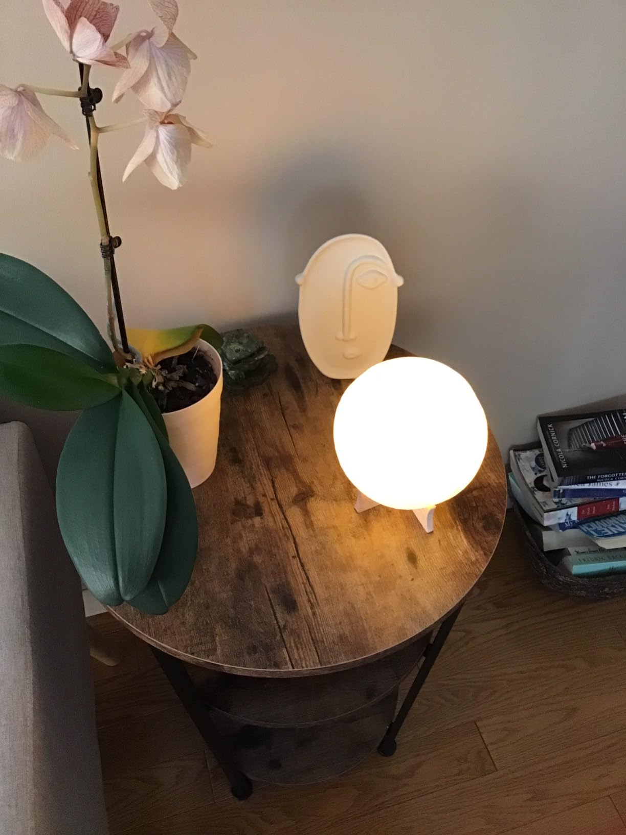 Moon Lamp, Moon Light 3 Color LED Moon Night Light with Stand, USB ...