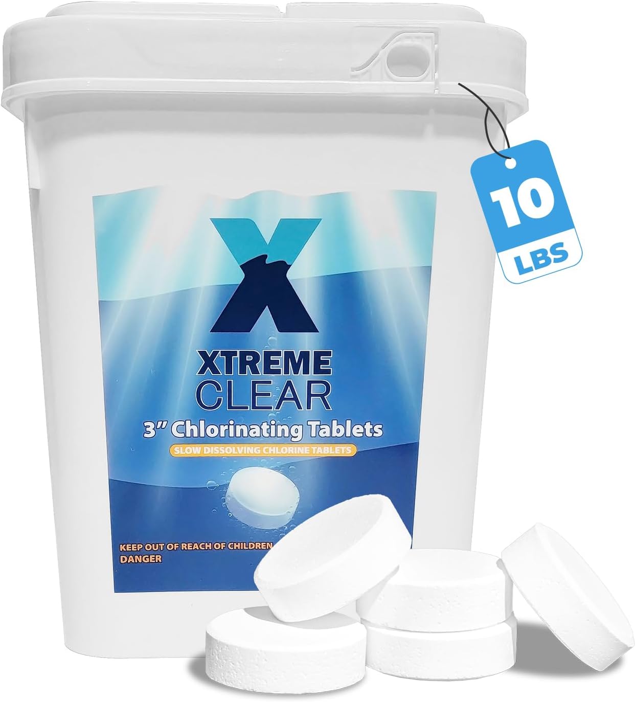 Amazon.com : In The Swim 1 Inch Bromine Plus Tablet Sanitizer for Spas ...
