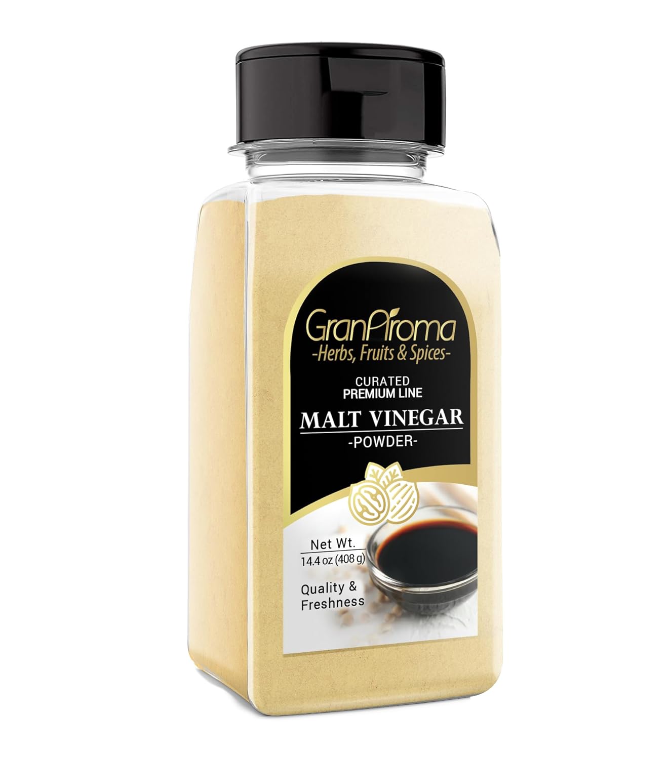 Amazon.com : GranAroma Malt Vinegar Powder, 14.4 oz, Tangy Flavor ...