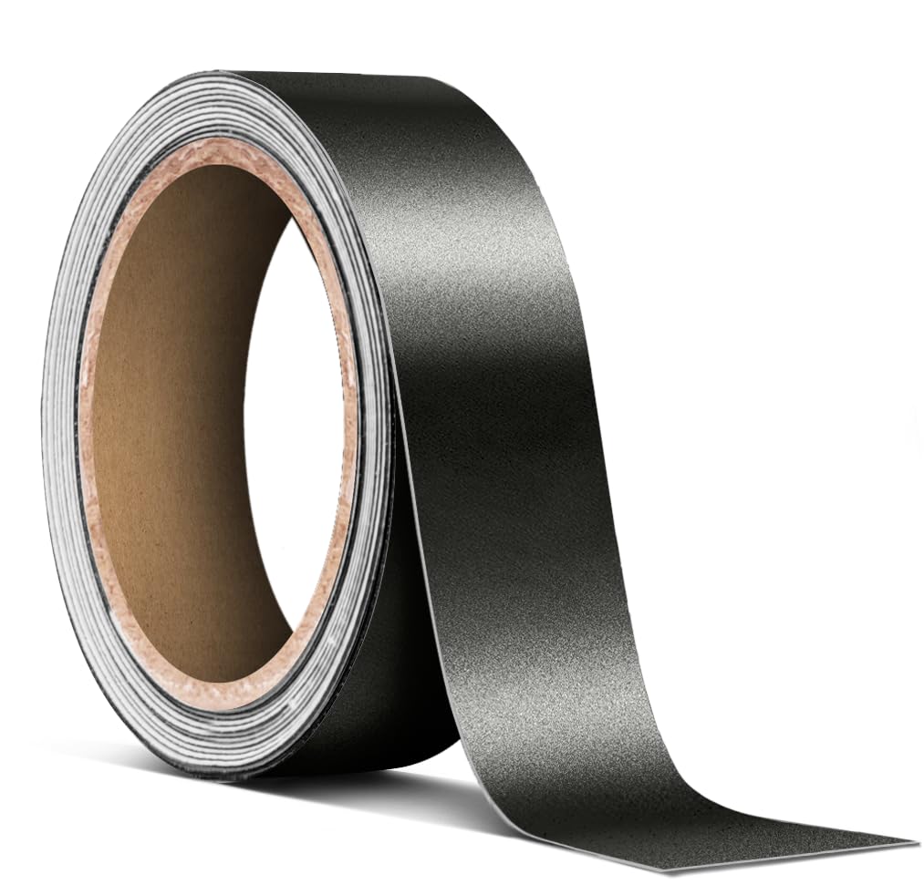 Amazon.com: VViViD Black Matte Metallic Air-Release Adhesive Vinyl ...