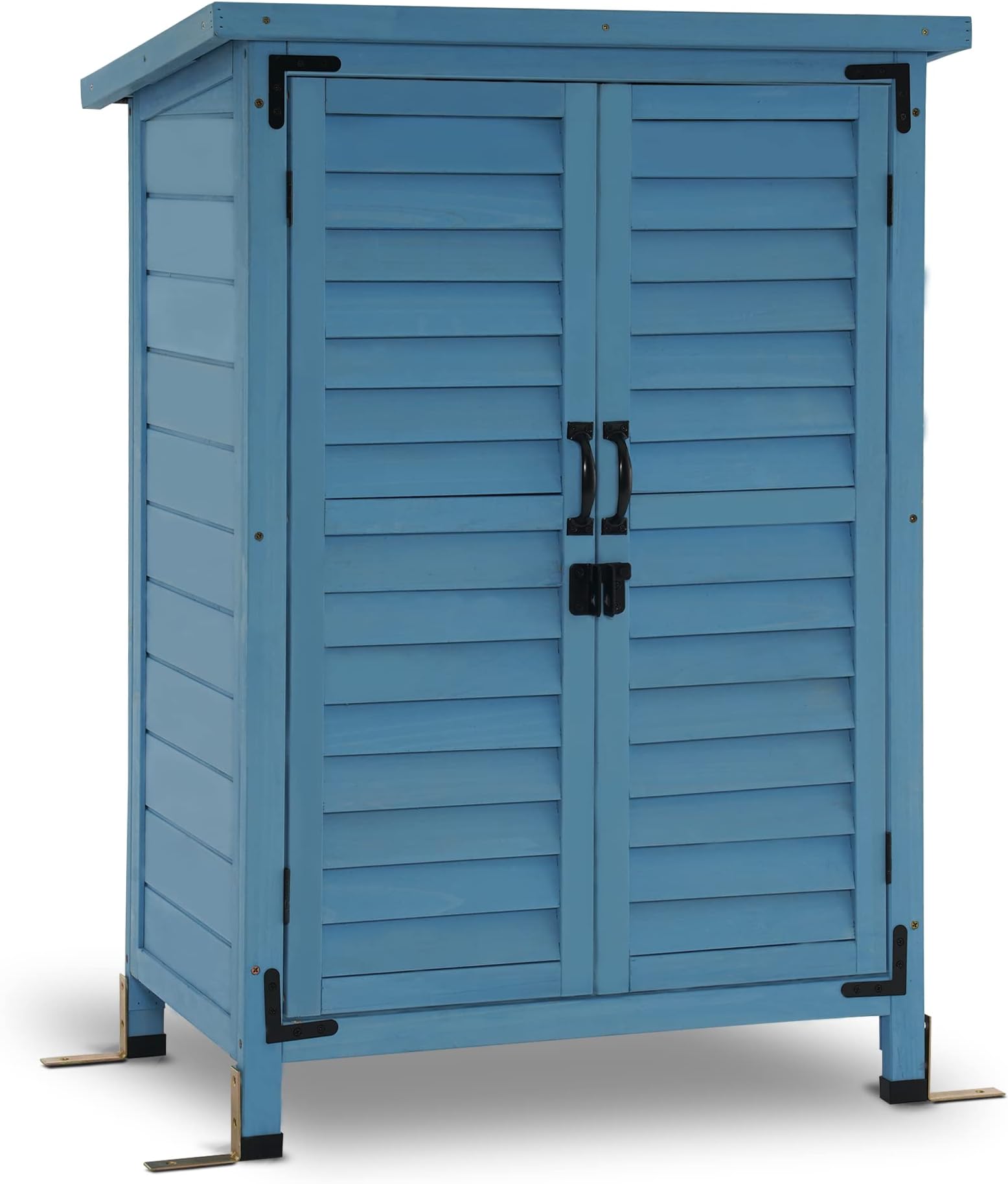 Amazon.com : Mrosaa Indoor Outdoor Storage Cabinet Waterproof with ...