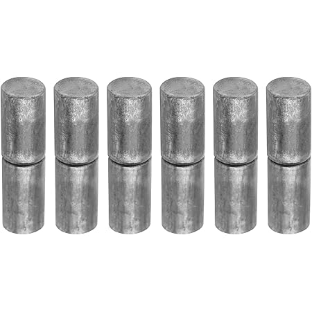 SRNETKJ 4 Pack 4" Weld On Bullet Hinges, Weldable Barrel Hinges Heavy ...