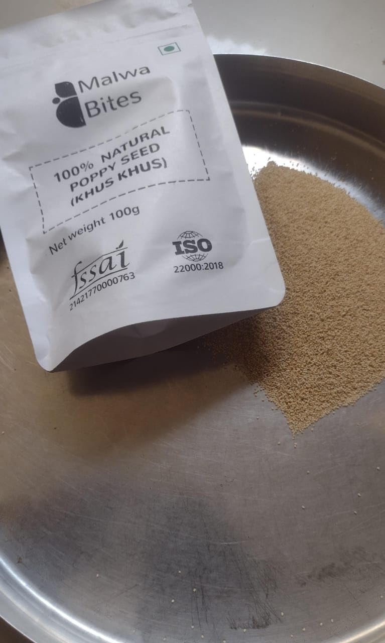 Malwa Bites Poppy Seeds 200gm (Pack Of 1) | Posta Dana For Baking ...