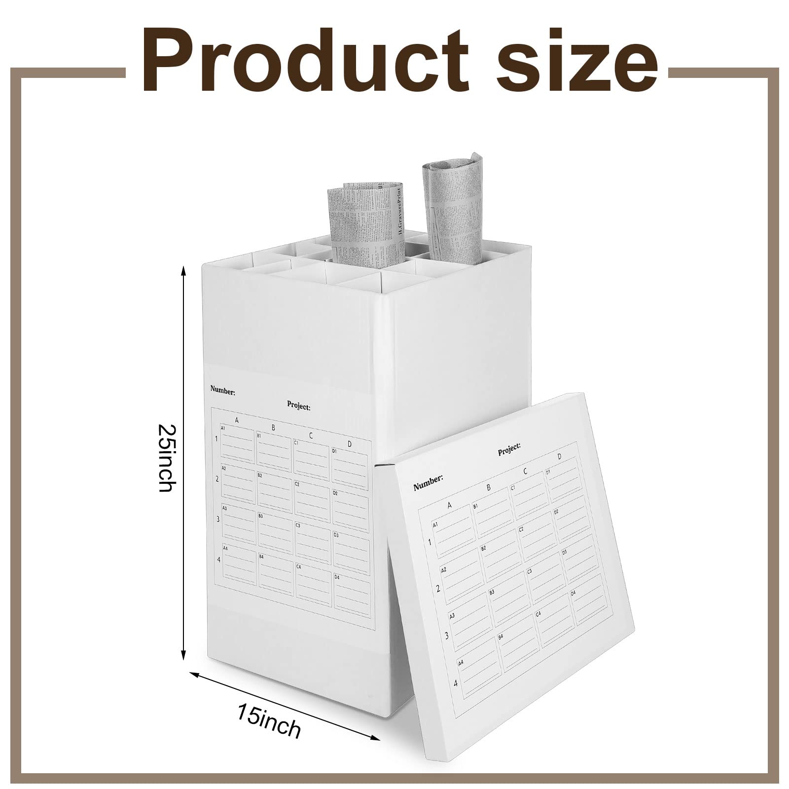 Storage Boxes For Rolled Drawings Classroom Keepers Poster And Paper