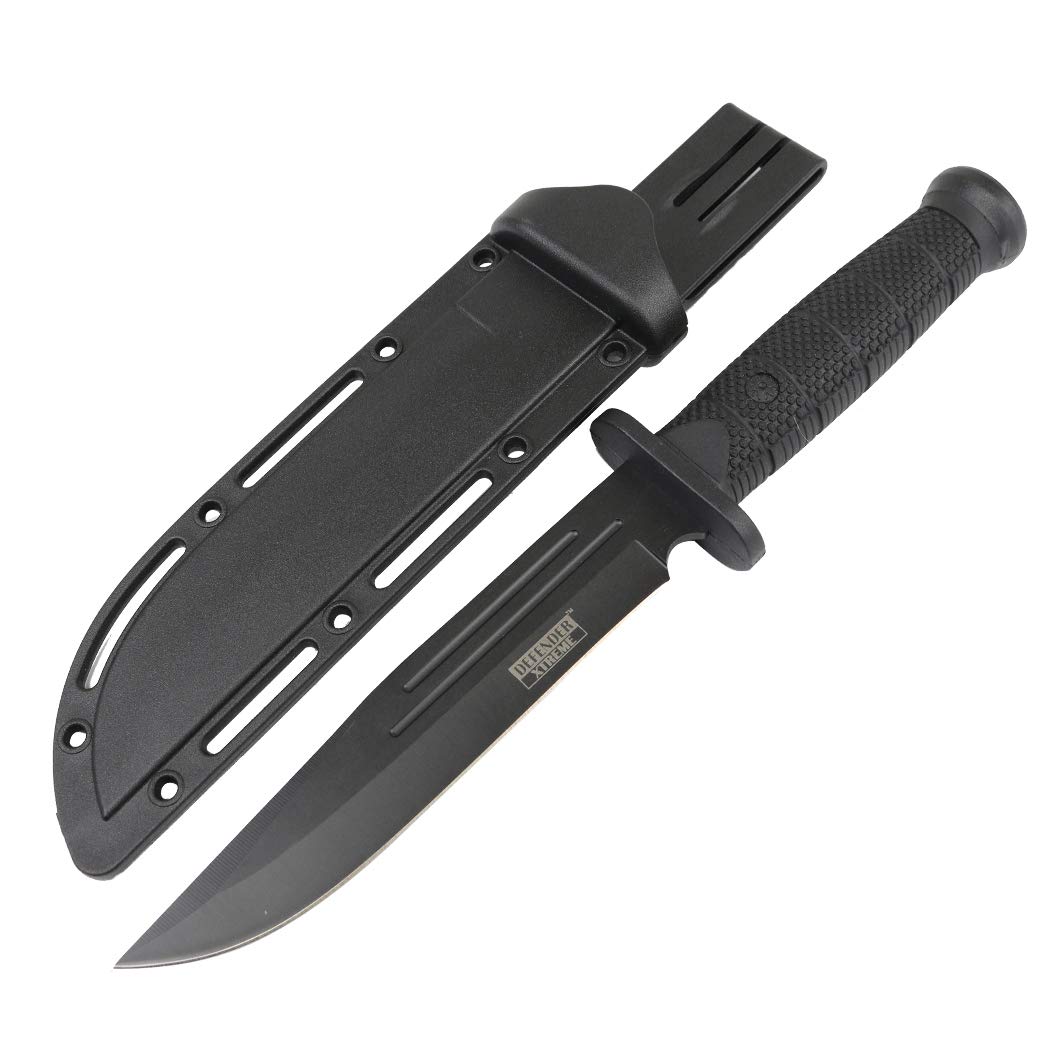 Amazon.com : Defender-Xtreme 13" Tactical Hunting Knife ABS Handle ...