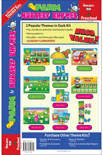 Theme Kit: Farm & Nursery Rhymes (Preschool) : The Mailbox Books Staff ...