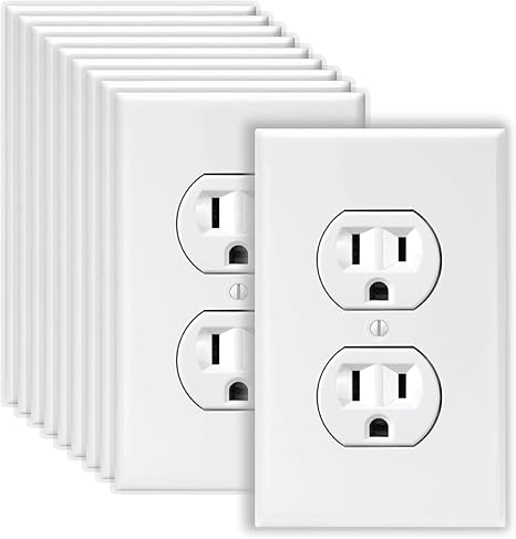 Amazon.com: GRITKULTURE Pretend Electrical Outlet Decal Stickers 10 ...