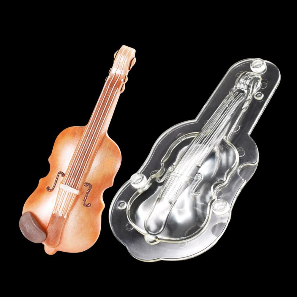 Snapklik.com : Chocolate Molds Violin Shape Fondant Mold Music Note ...