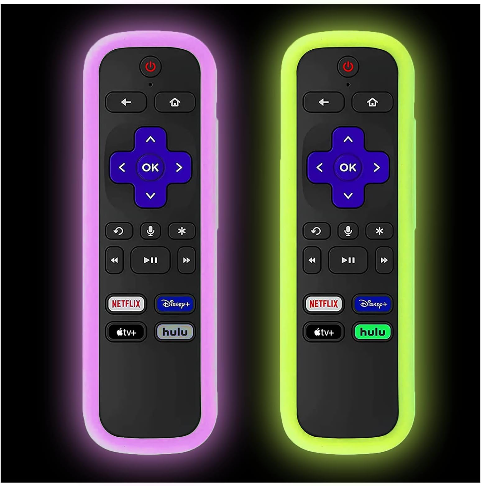 Amazon.com: Gavyqier 3Pack Remote Control Cover fits for Roku TV | Onn ...