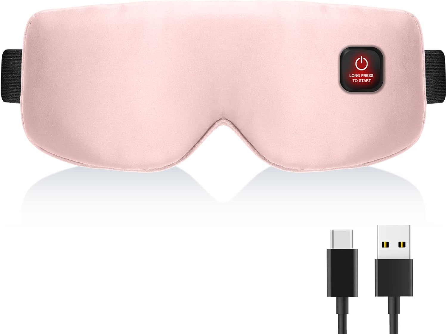 Amazon.com: Heated Eye Mask Cordless for Dry Eyes, USB Eyes Heating Pad ...