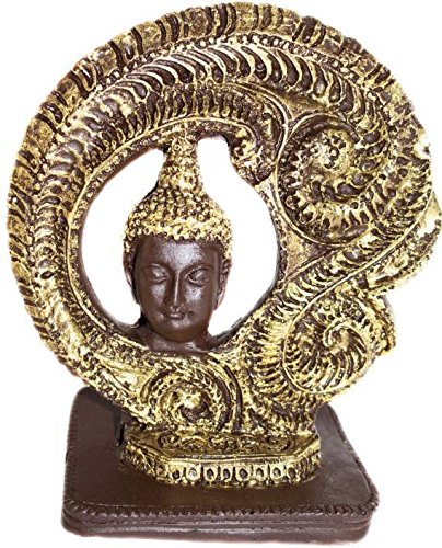 Buy Nikscraft Meditating Buddha On Trophy Statue - Set of 1 Showpiece ...
