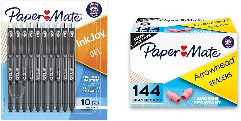 Amazon.com: Paper Mate InkJoy Pens, Gel Pens, Medium Point (0.7 mm ...