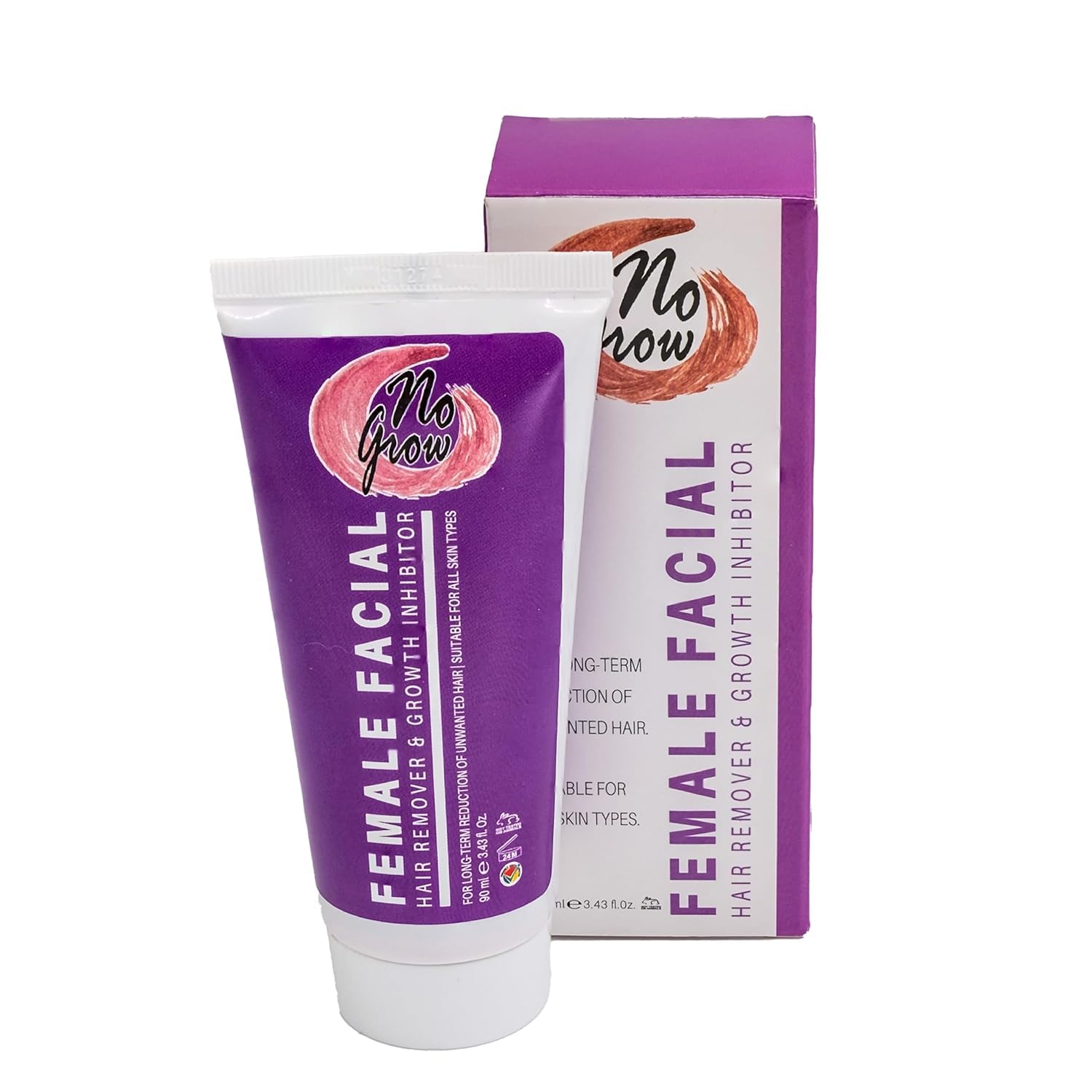 Amazon.com : No Grow Female Facial Hair Remover & Growth Inhibitor ...