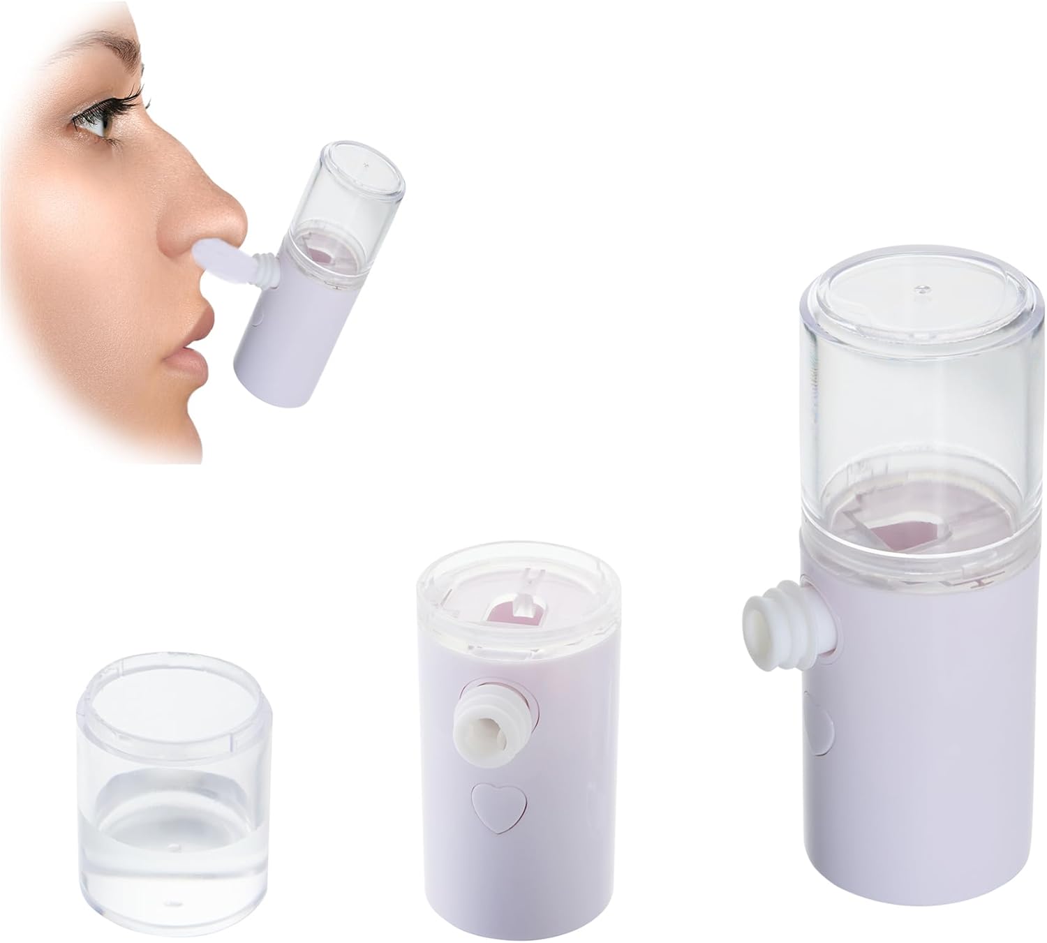 Amazon.com: The Portable Powered Nasal Steam Spray Inhaler,Silicone ...