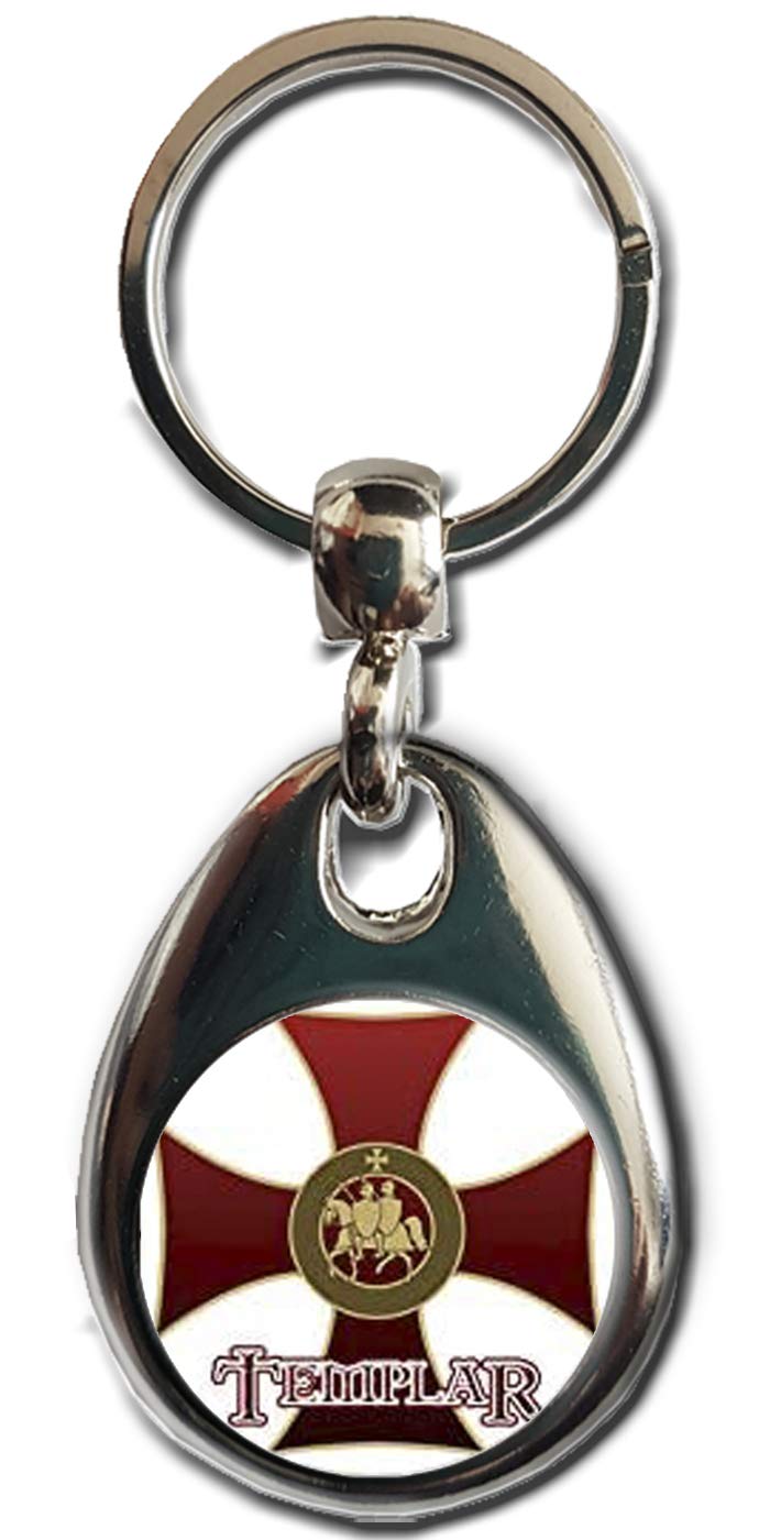 KAZMUGZ KNIGHTS TEMPLAR CROSS KEYRING. The cross emblem of The Templar ...