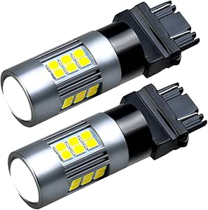 Alla Lighting 2pcs Super Bright 3047K 3156K 3157K White LED Bulbs Turn ...