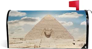 Amazon.com: Printedin3D Egyptian Sphinx and Pyramid Magnetic Mailbox ...