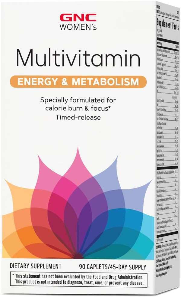 Amazon.com: GNC Women's Energy and Metabolism Multivitamin | Energy and ...