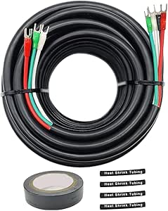 14/4 AWG Cable Power 100FT Conductor Flexible Cord for Residential ...