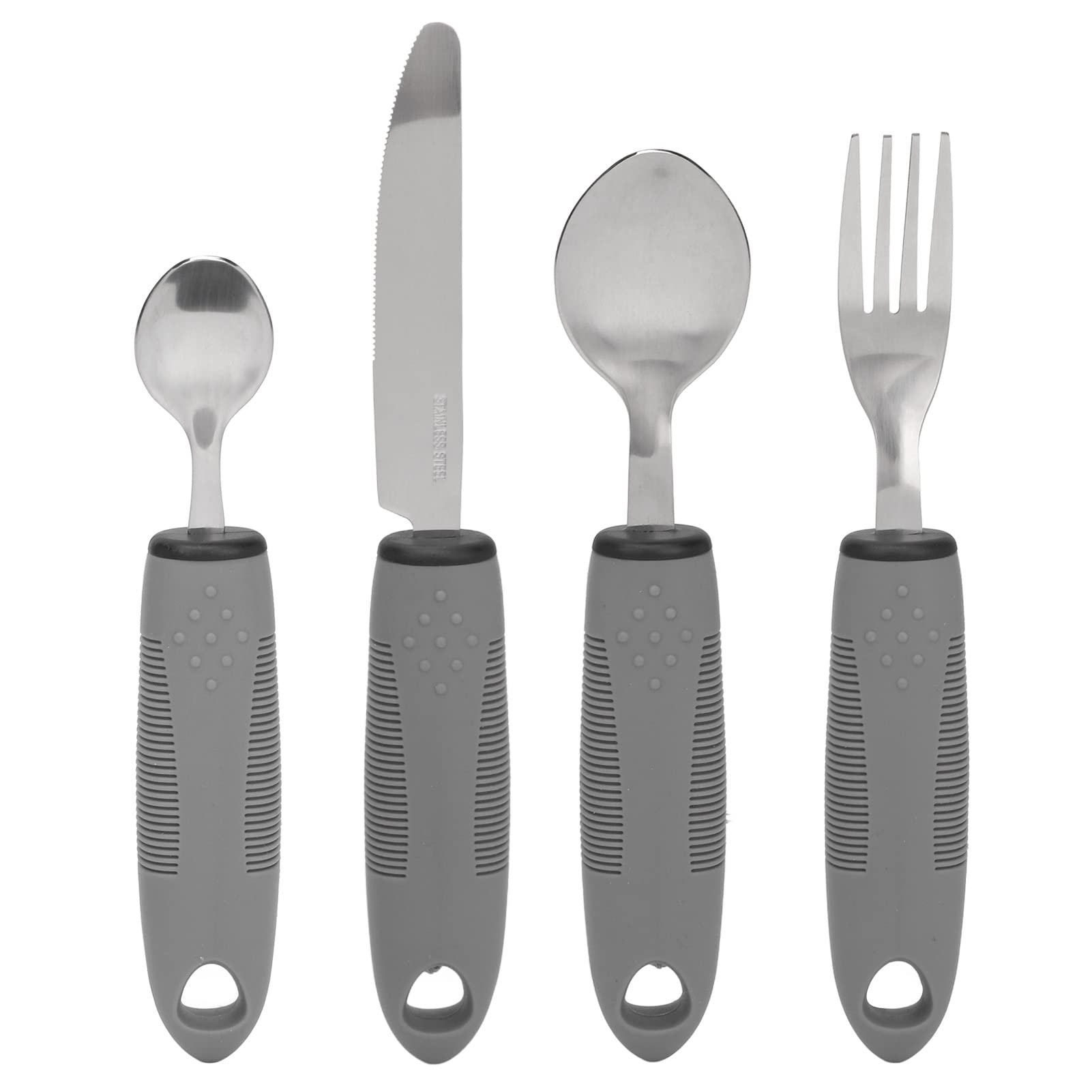 Adaptive Utensils, Non Slip Handles, Weighted Utensils for Hand Tremors ...