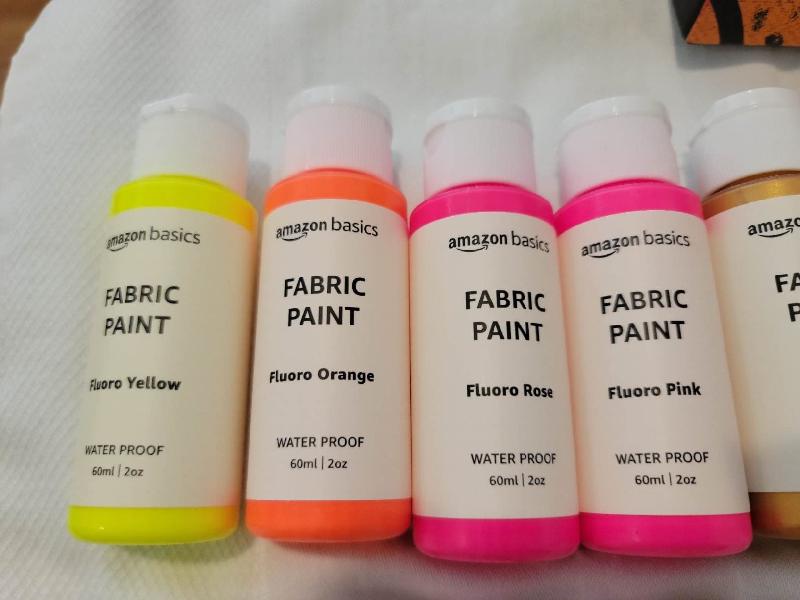 $6/mo - Finance Amazon Basics Permanent Fabric Paint Bottles, 24 Colors ...