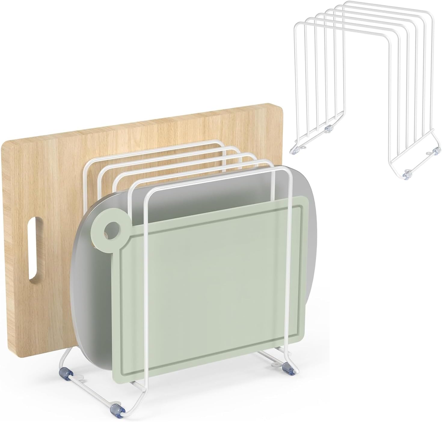 Amazon.com - X-Large Baking Pan Organizer Rack for Cabinet Storage or ...